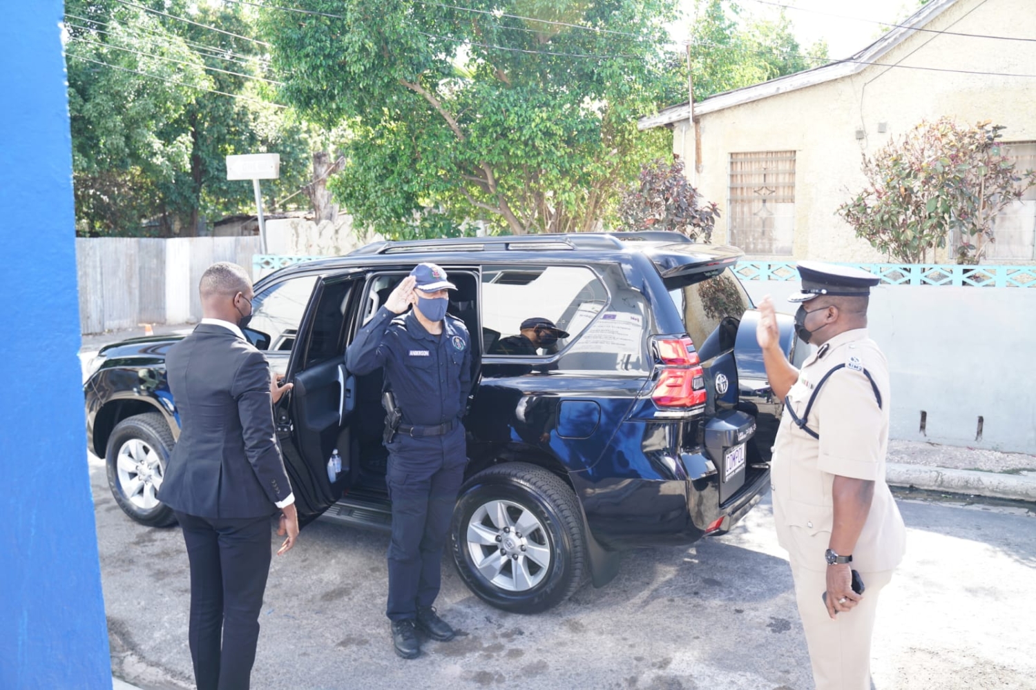 Citizens Welcome Newly Refurbished Franklyn Town Police Station ...