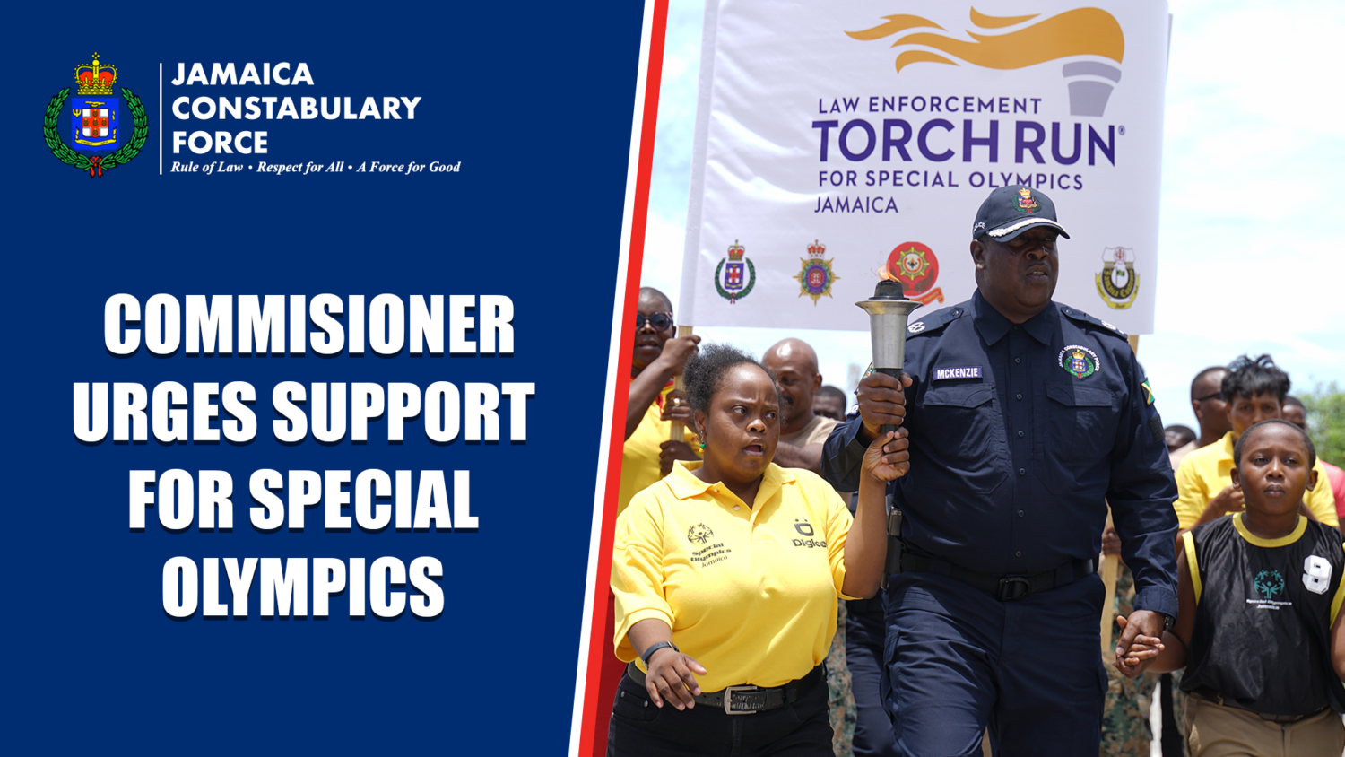 Commissioner of Police Urges Support for Special Olympics: Invites ...