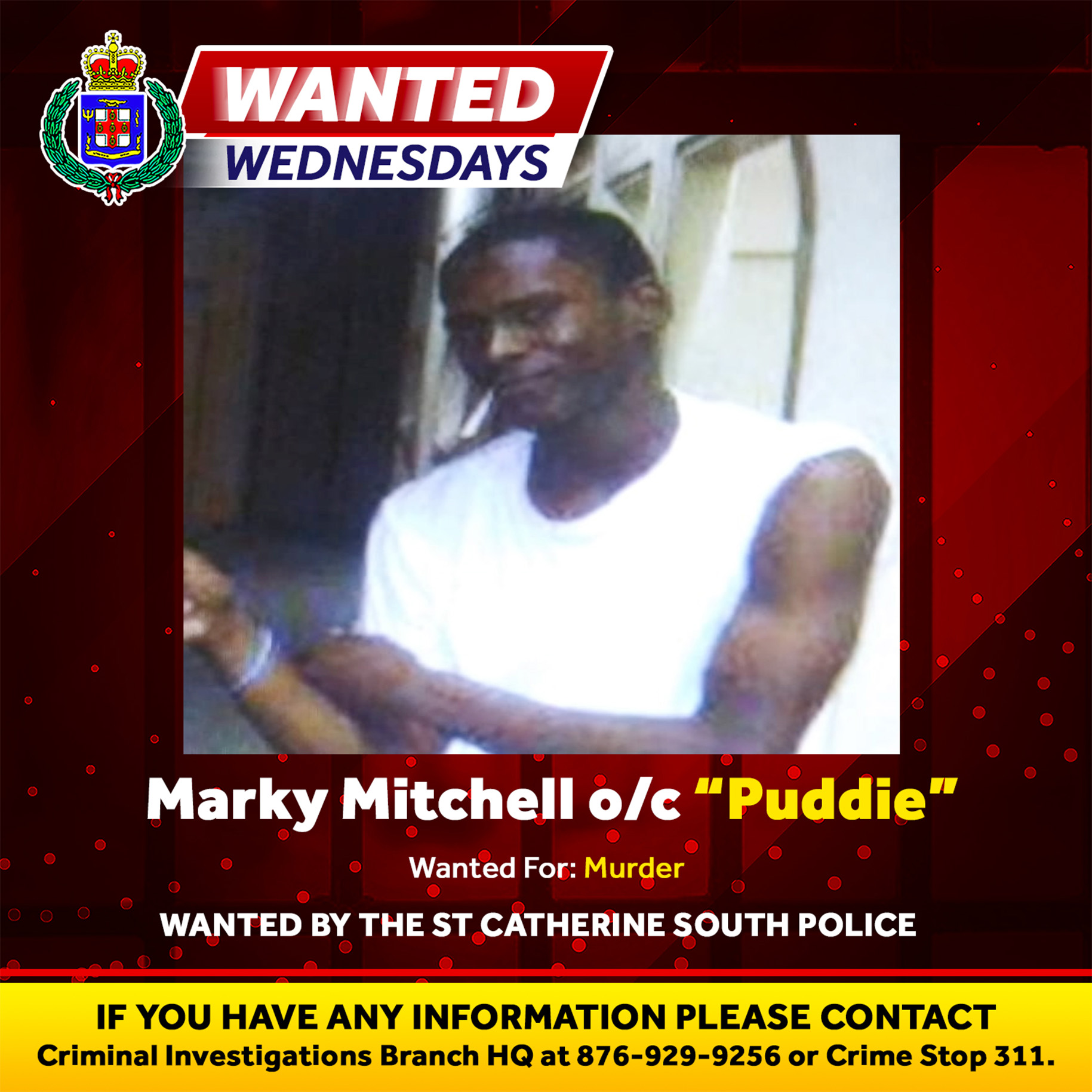 Marky 'Puddle' Mitchell - Jamaica Constabulary Force