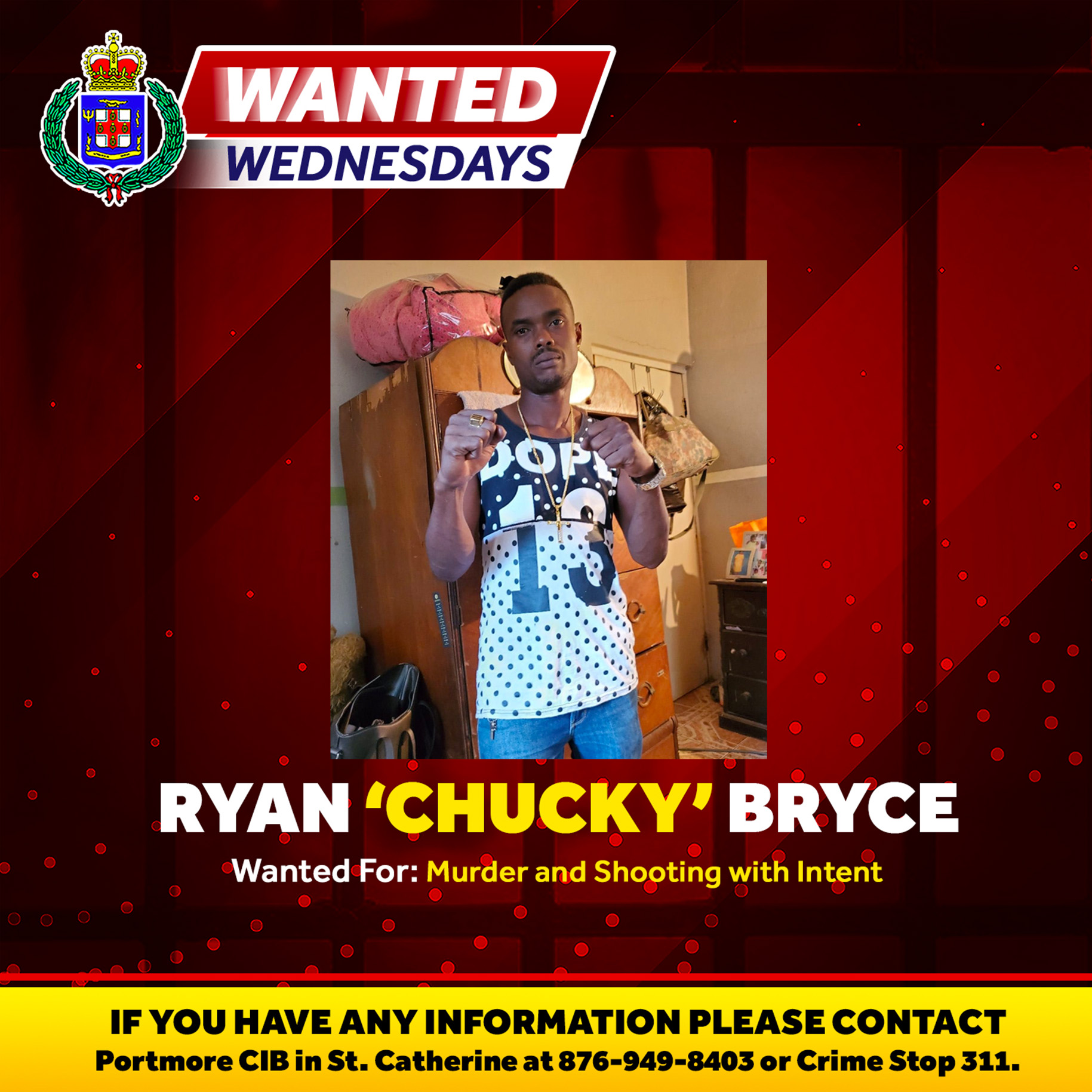 Ryan 'Chucky' Bryce - Jamaica Constabulary Force