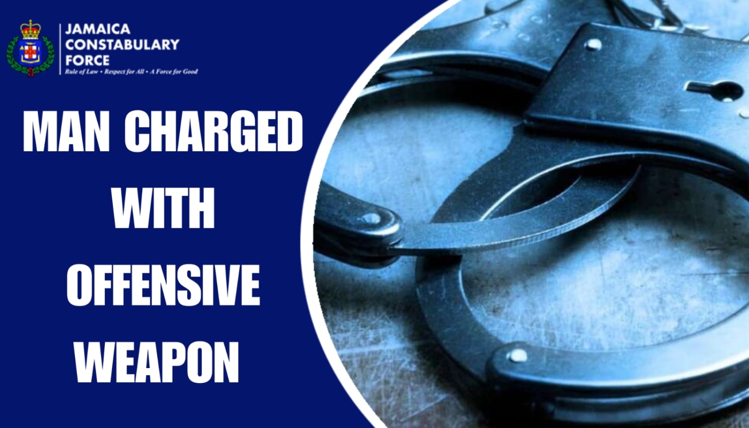 Man CHARGED WITH POSSESSION OF AN OFFENSIVE WEAPON - Jamaica ...
