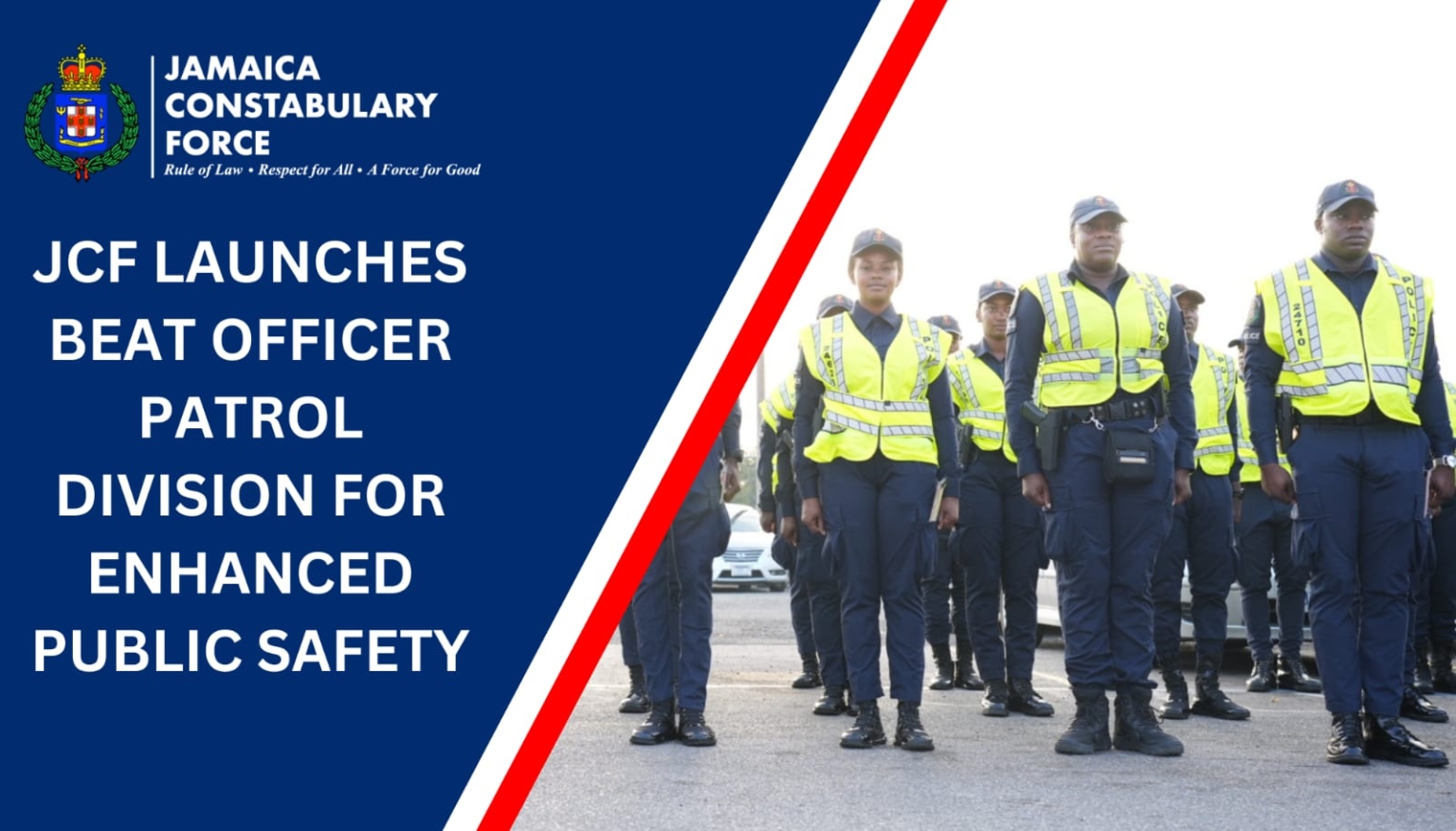 JCF Launches Beat Officer Patrol Division for Enhanced Public Safety - Jamaica Constabulary Force