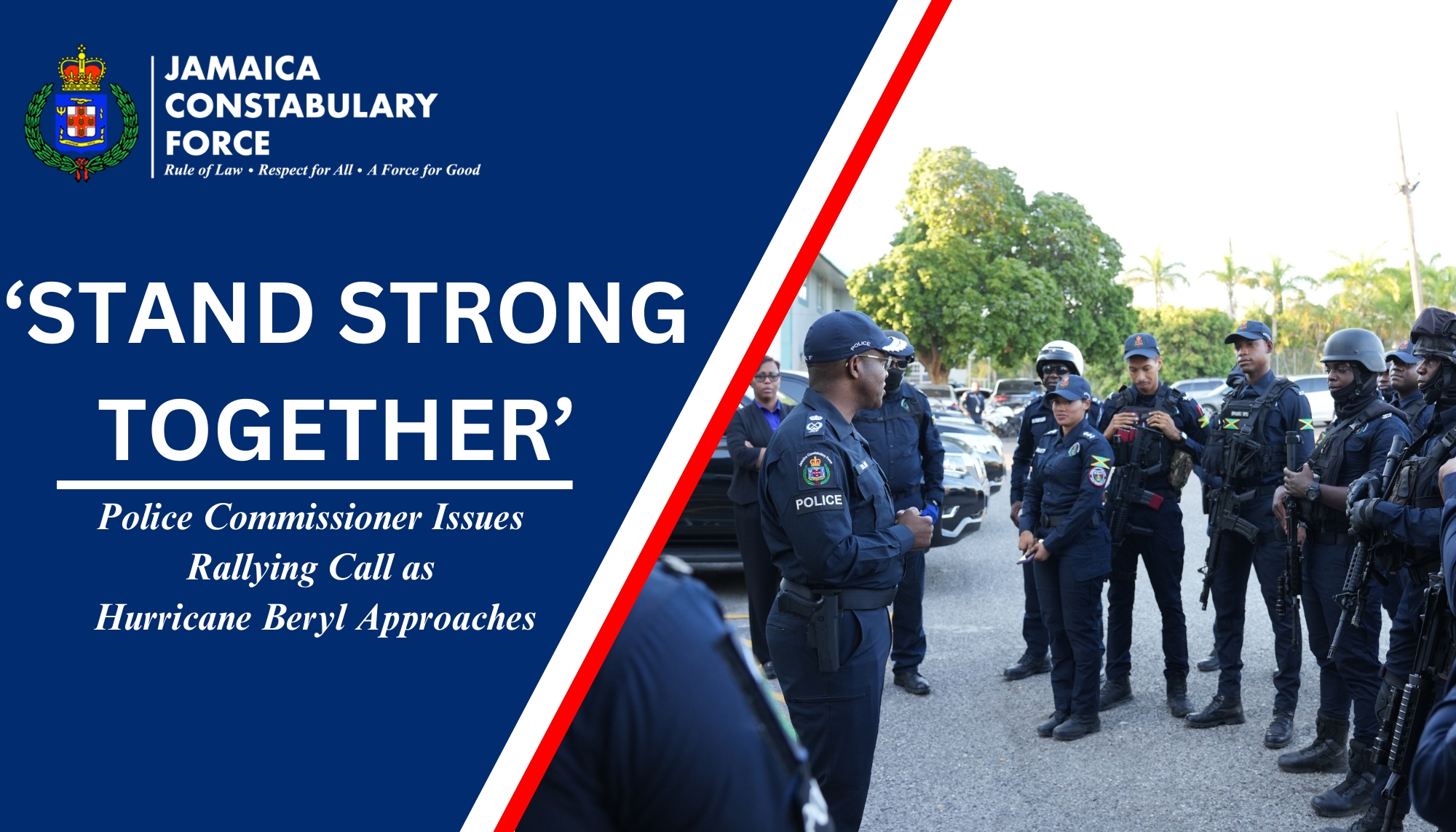 ‘Stand Strong Together’ – Police Commissioner Issues Rallying Call as ...