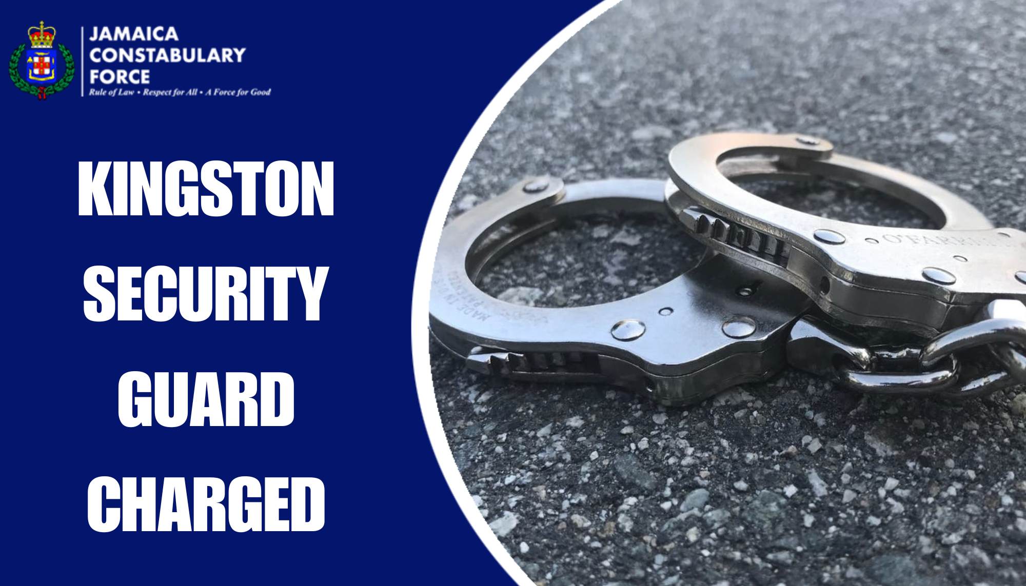 Kingston Security Guard Charged - Jamaica Constabulary Force