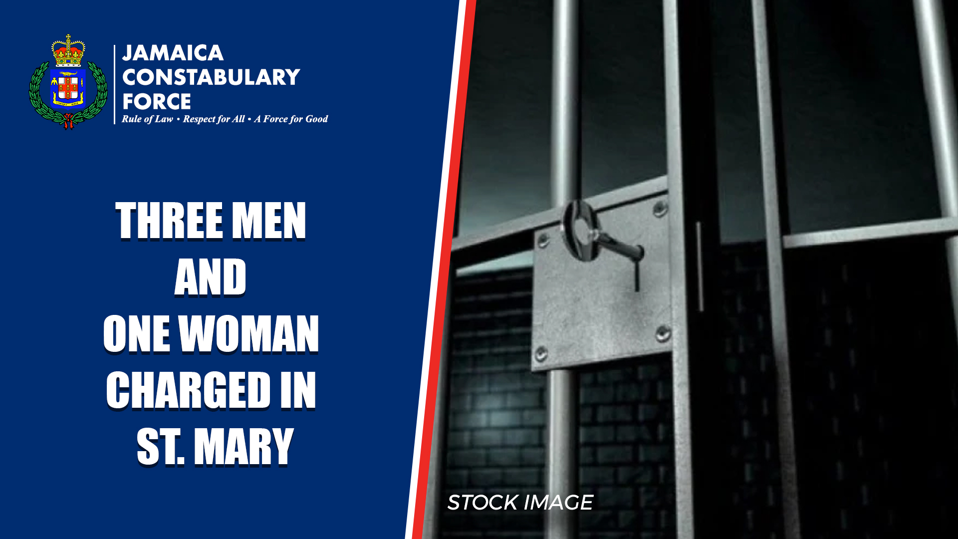 Hanover Plumber Charged with Several Offences - Jamaica Constabulary Force