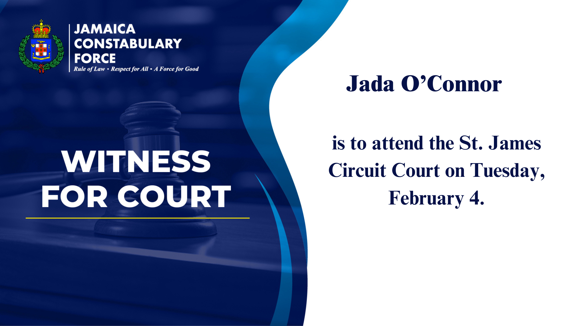 - Jamaica Constabulary Force