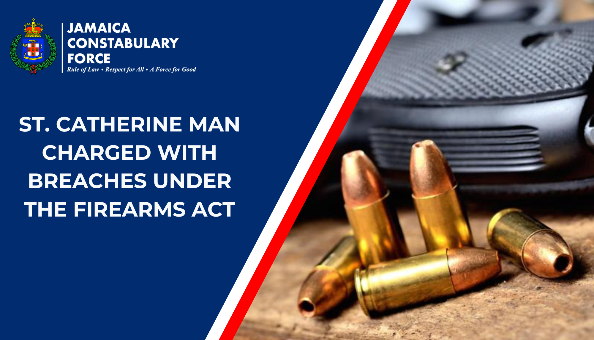 ST. CATHERINE MAN CHARGED WITH BREACHES UNDER THE FIREARMS ACT ...