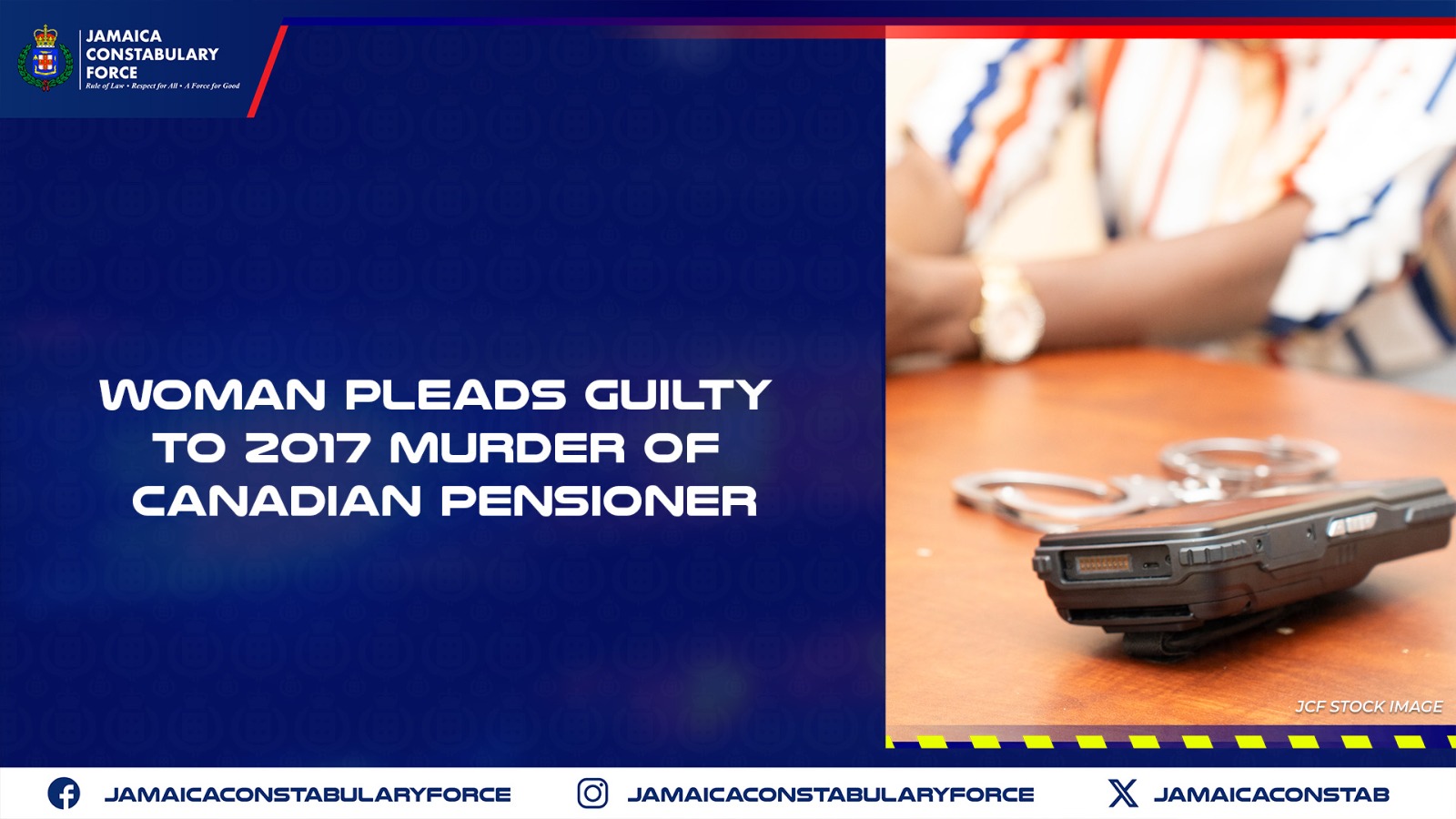 Woman Pleads Guilty To 2017 Murder of Canadian Pensioner - Jamaica ...