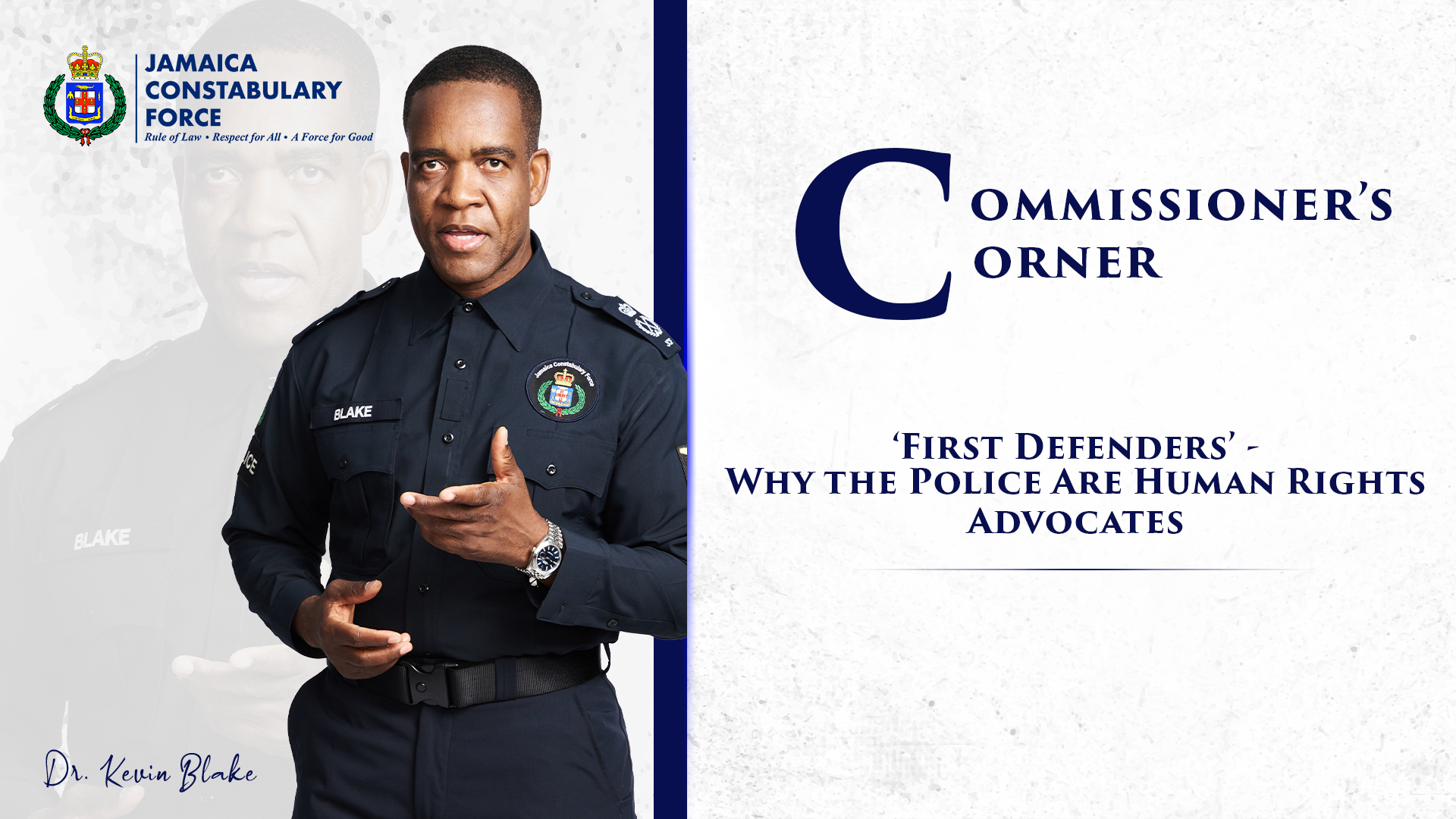 ‘First Defenders’ - Why the Police Are Human Rights Advocates - Jamaica ...