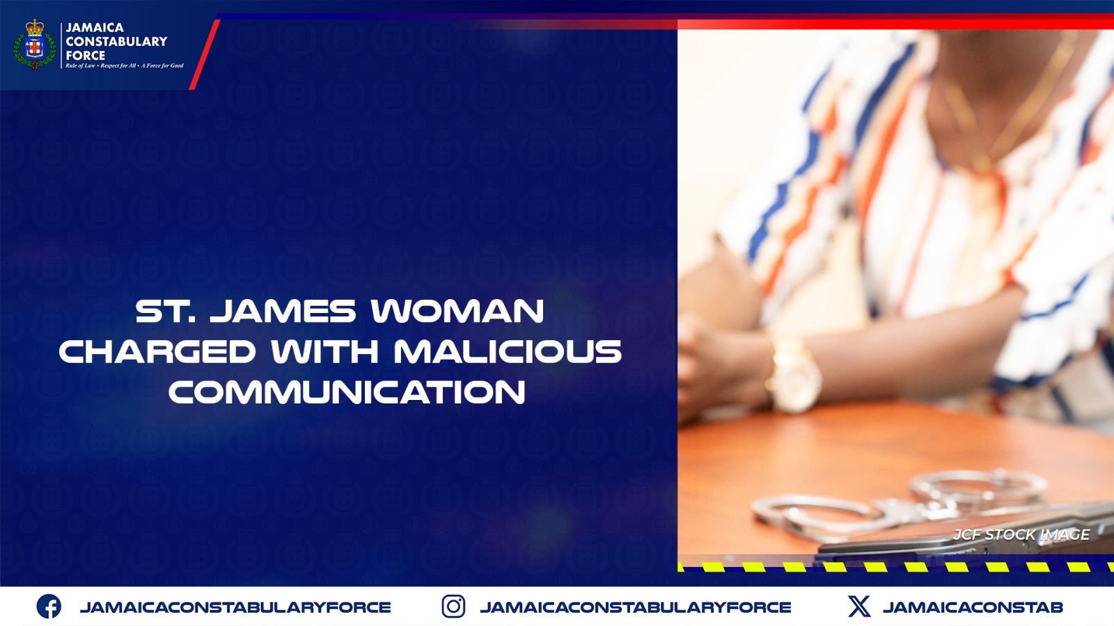 St. James Woman Charged with Malicious Communication - Jamaica ...