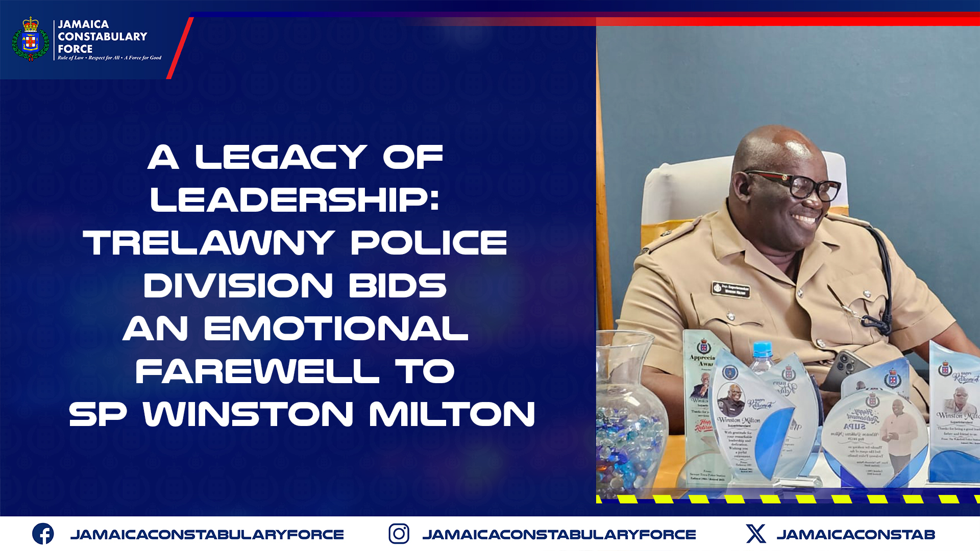 A Legacy of Leadership: Trelawny Police Division Bids an Emotional ...