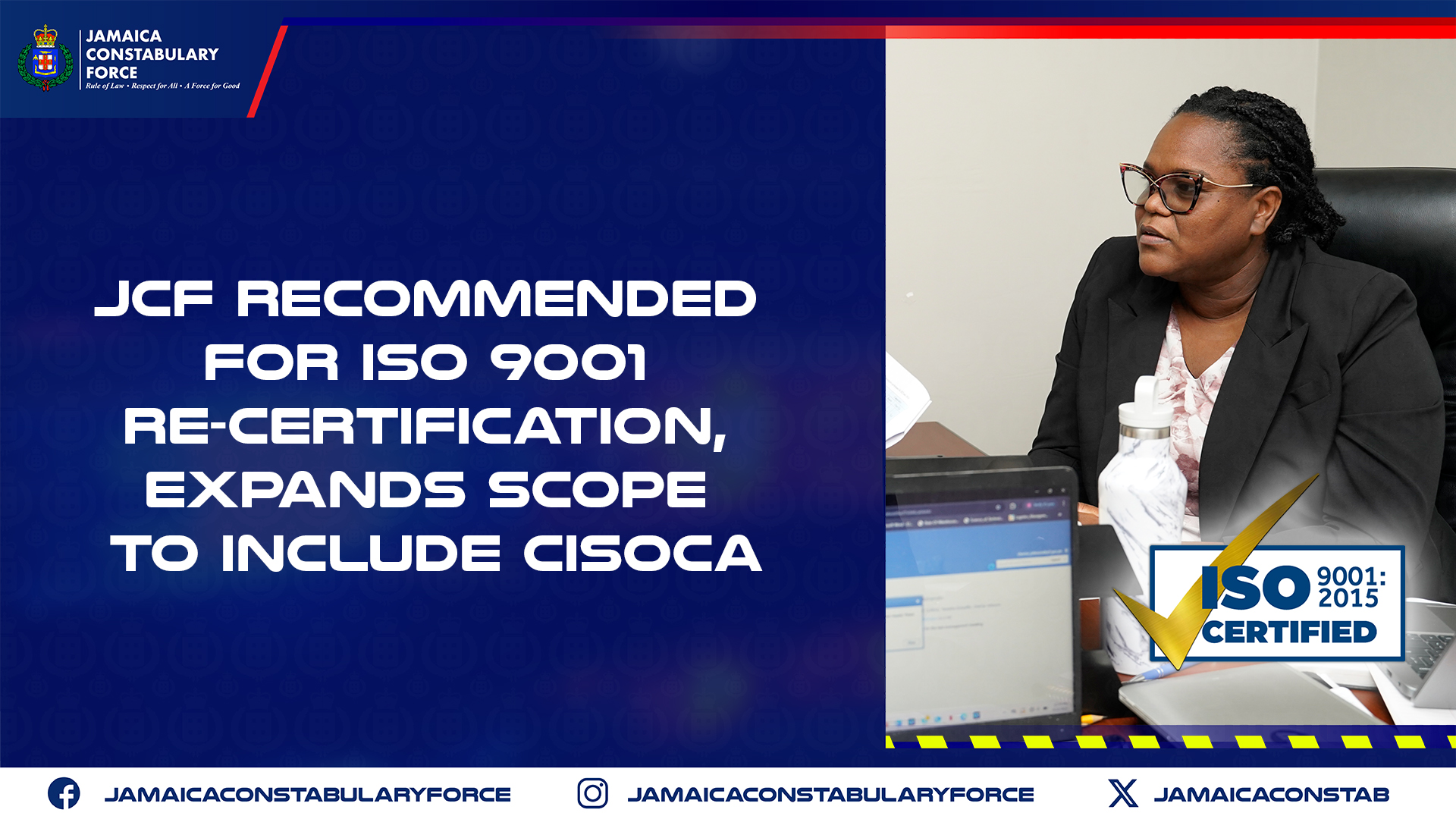 JCF Recommended For ISO 9001 Re-Certification, Expands Scope To Include ...