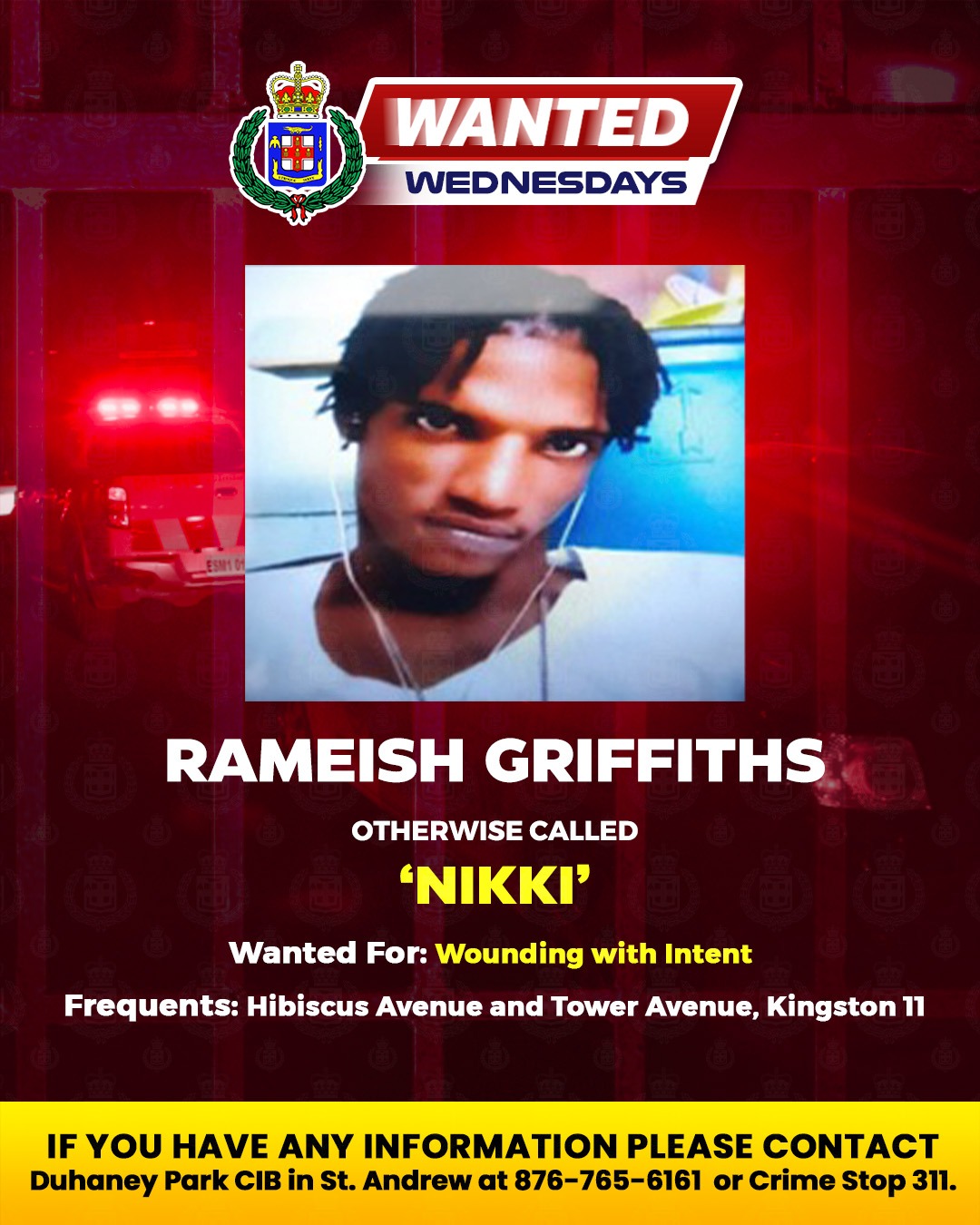 RAMEISH 'NIKKI' GRIFFITHS - Jamaica Constabulary Force