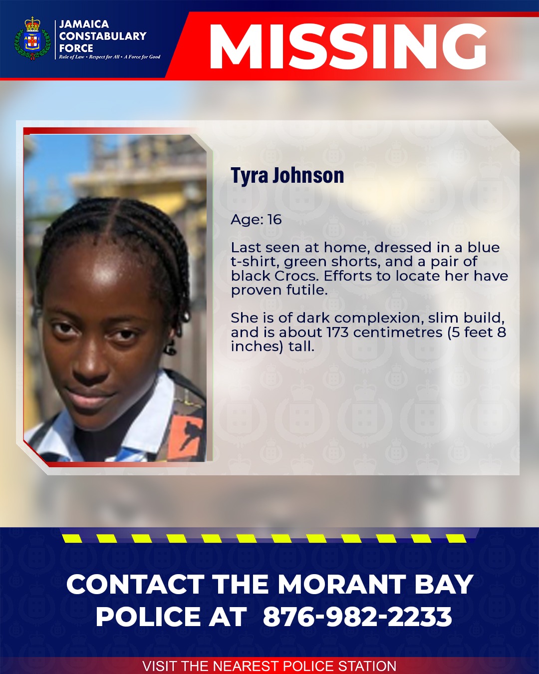 TYRA JOHNSON - Jamaica Constabulary Force