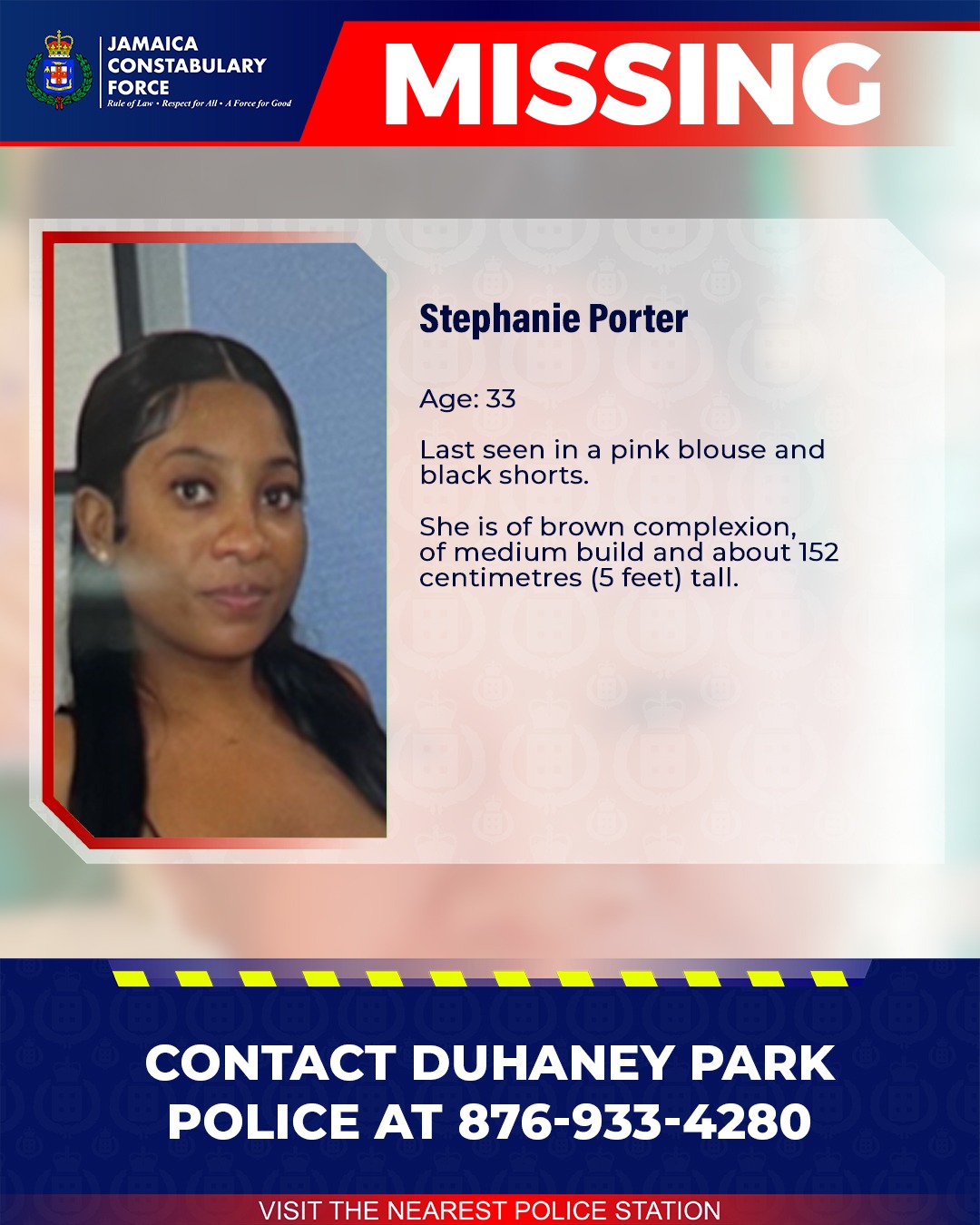 STEPHANIE PORTER - Jamaica Constabulary Force
