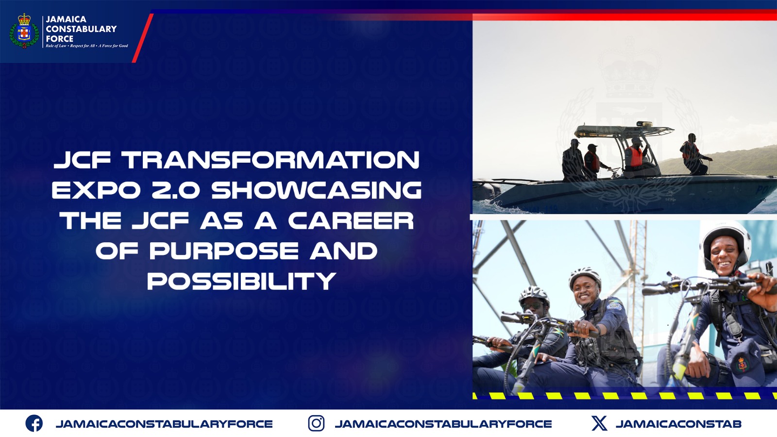 JCF Transformation Expo 2.0 Showcasing the JCF as A Career of Purpose and Possibility - Jamaica ...