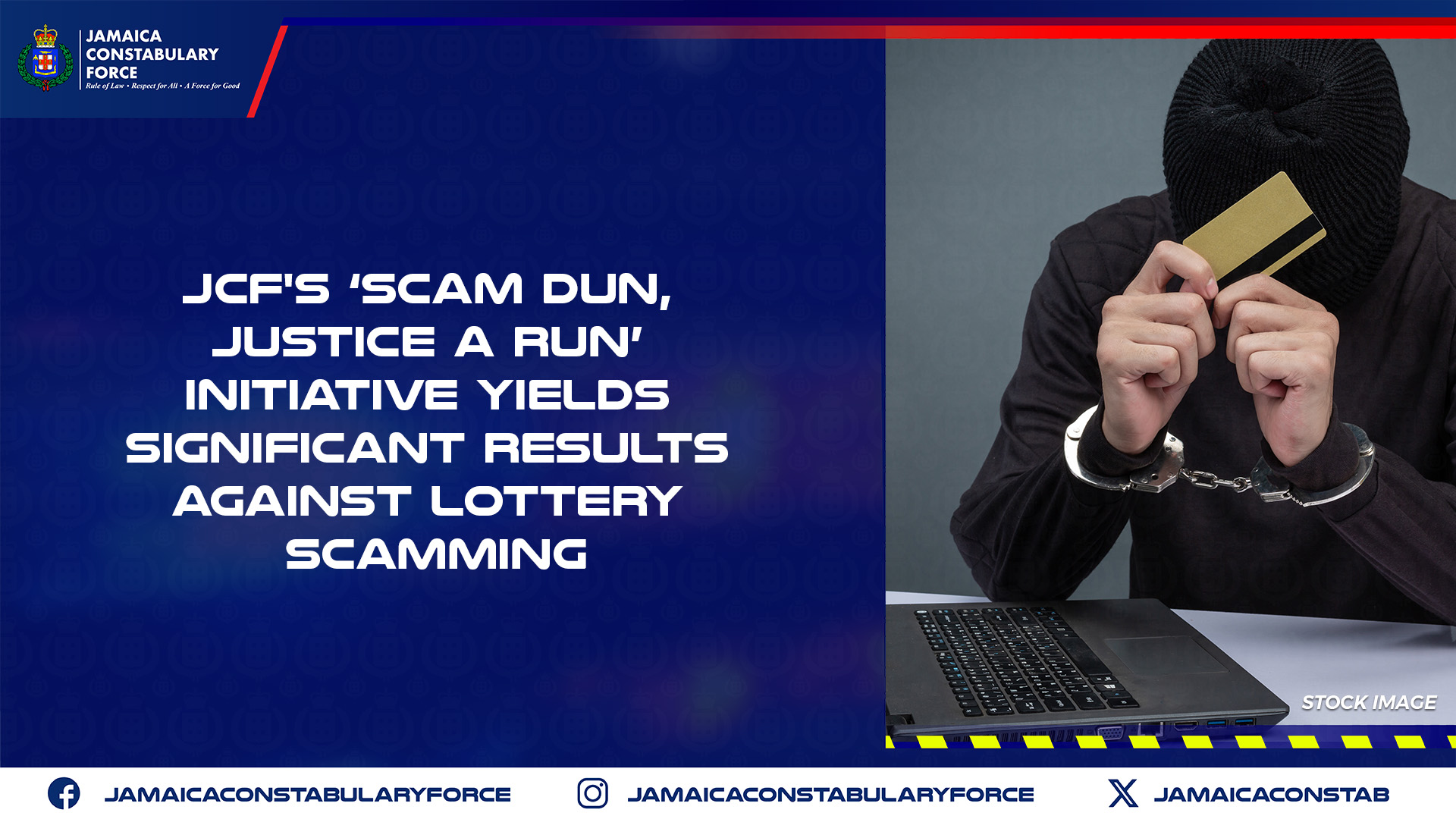 JCF's ‘Scam Dun, Justice A Run’ Initiative Yields Significant Results Against Lottery Scamming ...