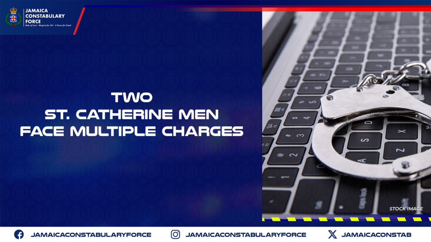 Two St. Catherine Men Face Multiple Charges - Jamaica Constabulary Force