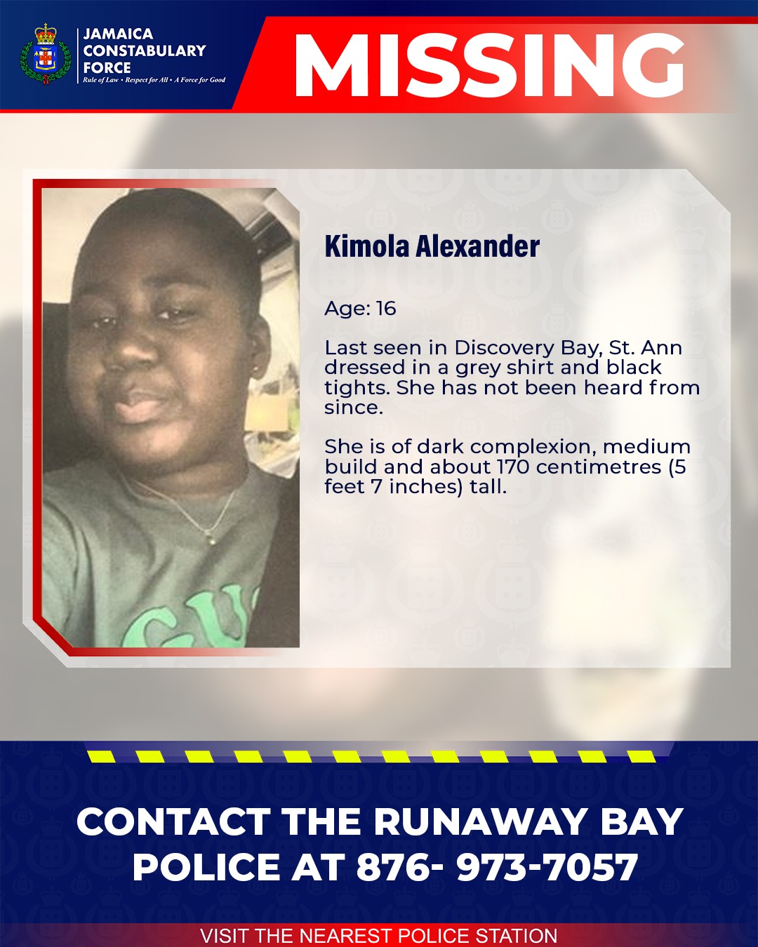 KIMOLA ALEXANDER - Jamaica Constabulary Force