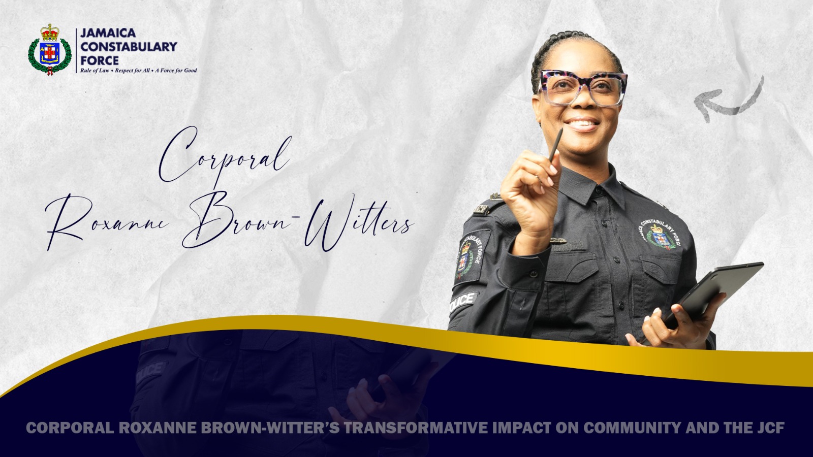 Corporal Roxanne Brown-Witter’s Transformative Impact on Community and ...