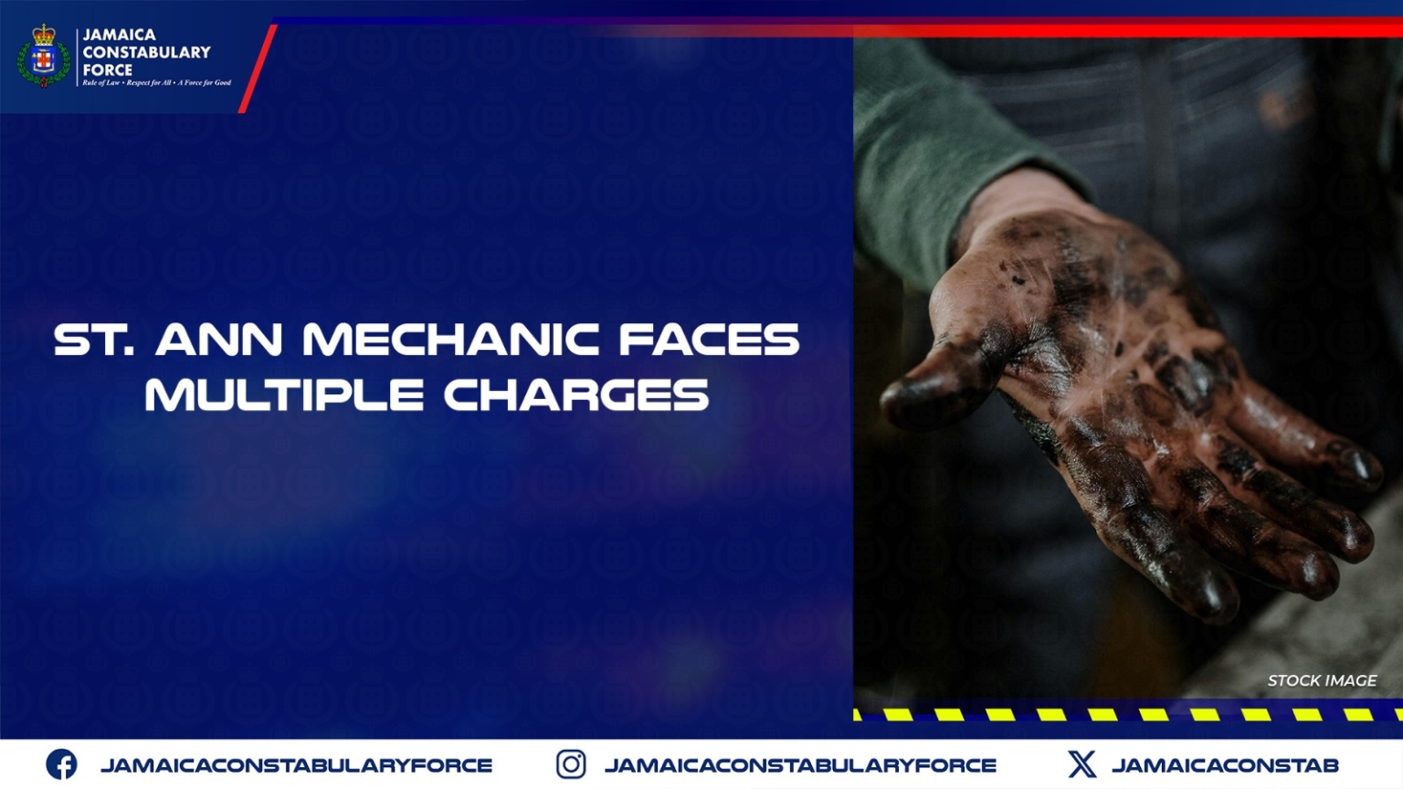 St. Ann Mechanic Faces Multiple Charges - Jamaica Constabulary Force