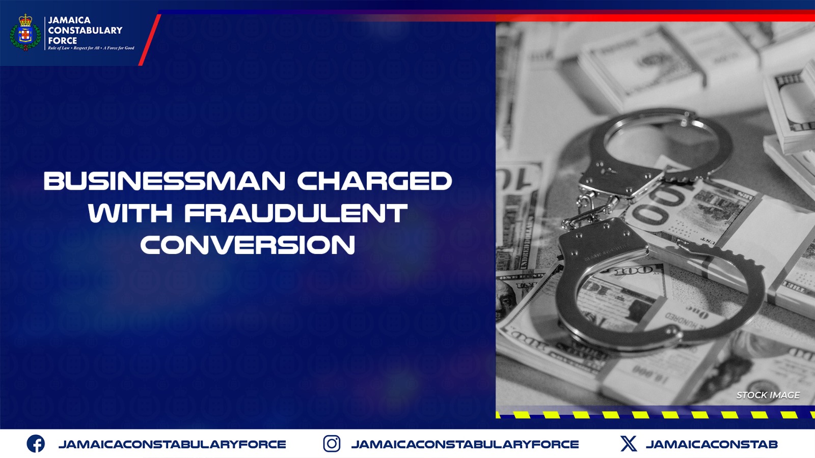 Businessman Charged with Fraudulent Conversion - Jamaica Constabulary Force