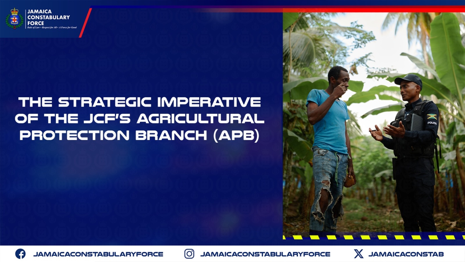 The Strategic Imperative of the JCF’s Agricultural Protection Branch ...