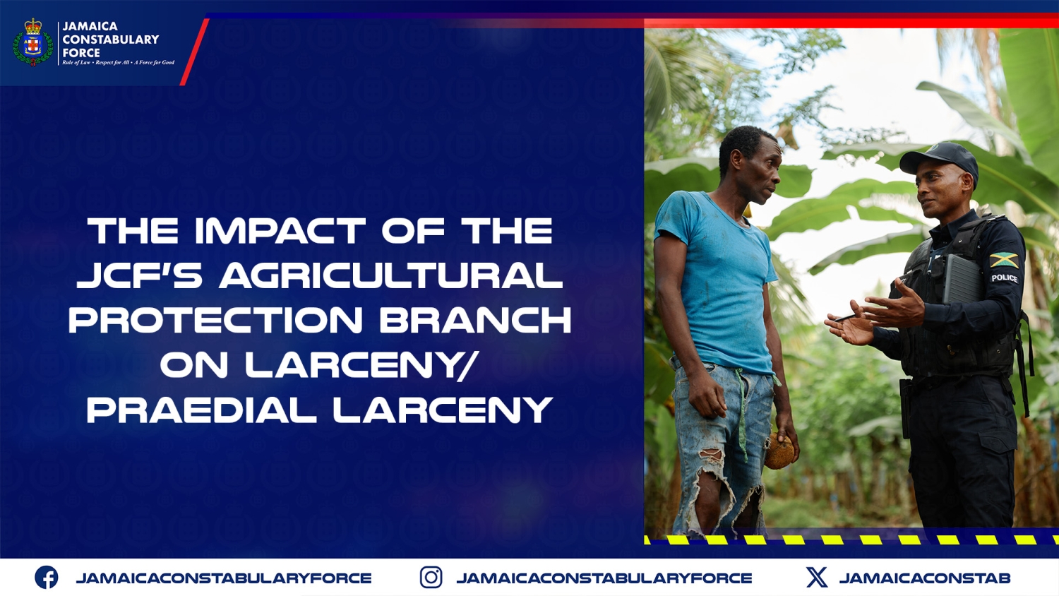 The Impact of the JCF’s Agricultural Protection Branch On Larceny ...