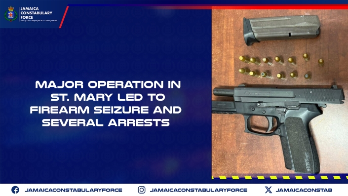 Major Operation in St. Mary Led to Firearm Seizure and Several Arrests ...