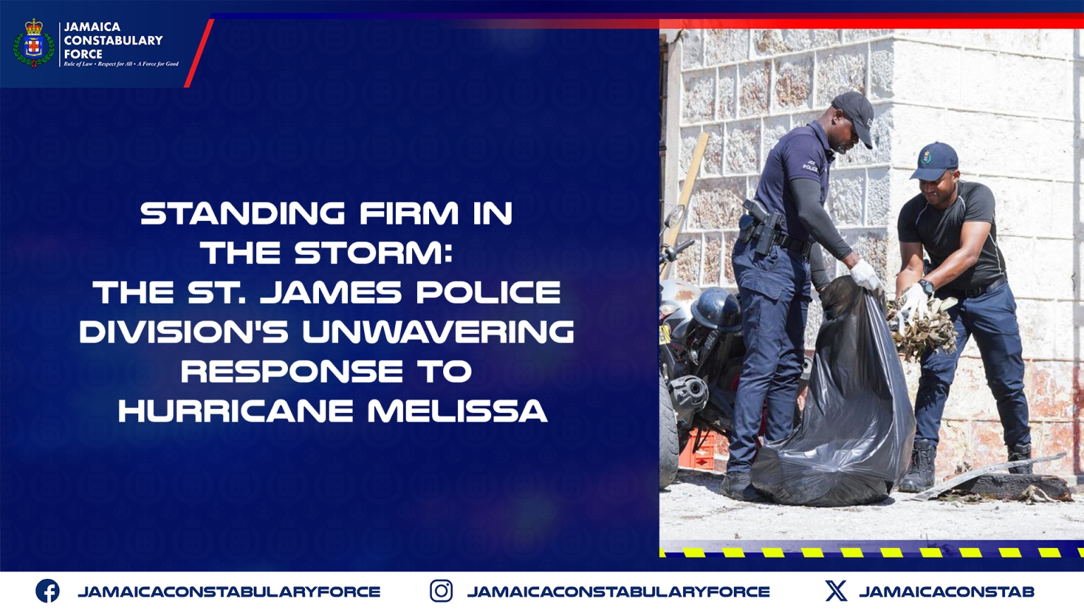 Standing Firm In The Storm: The St. James Police Division's Unwavering ...