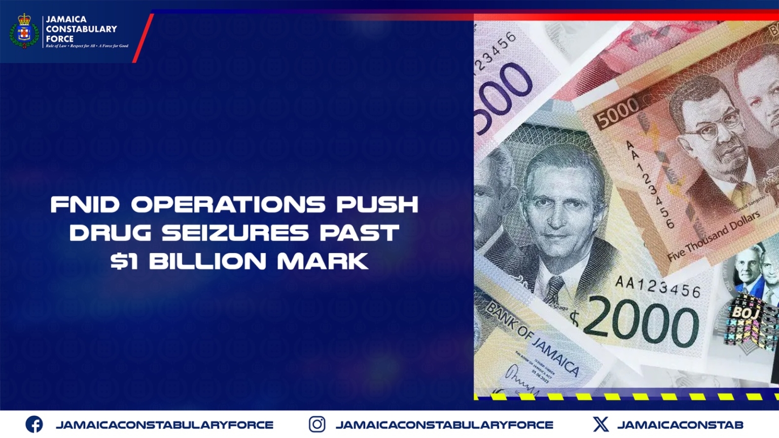 FNID Operations Push Drug Seizures Past $1 Billion Mark - Jamaica ...