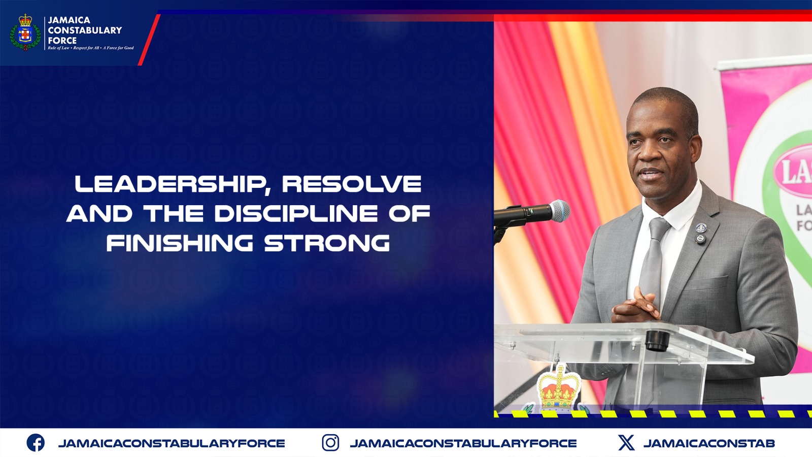 Leadership, Resolve and the Discipline of Finishing Strong - Jamaica ...
