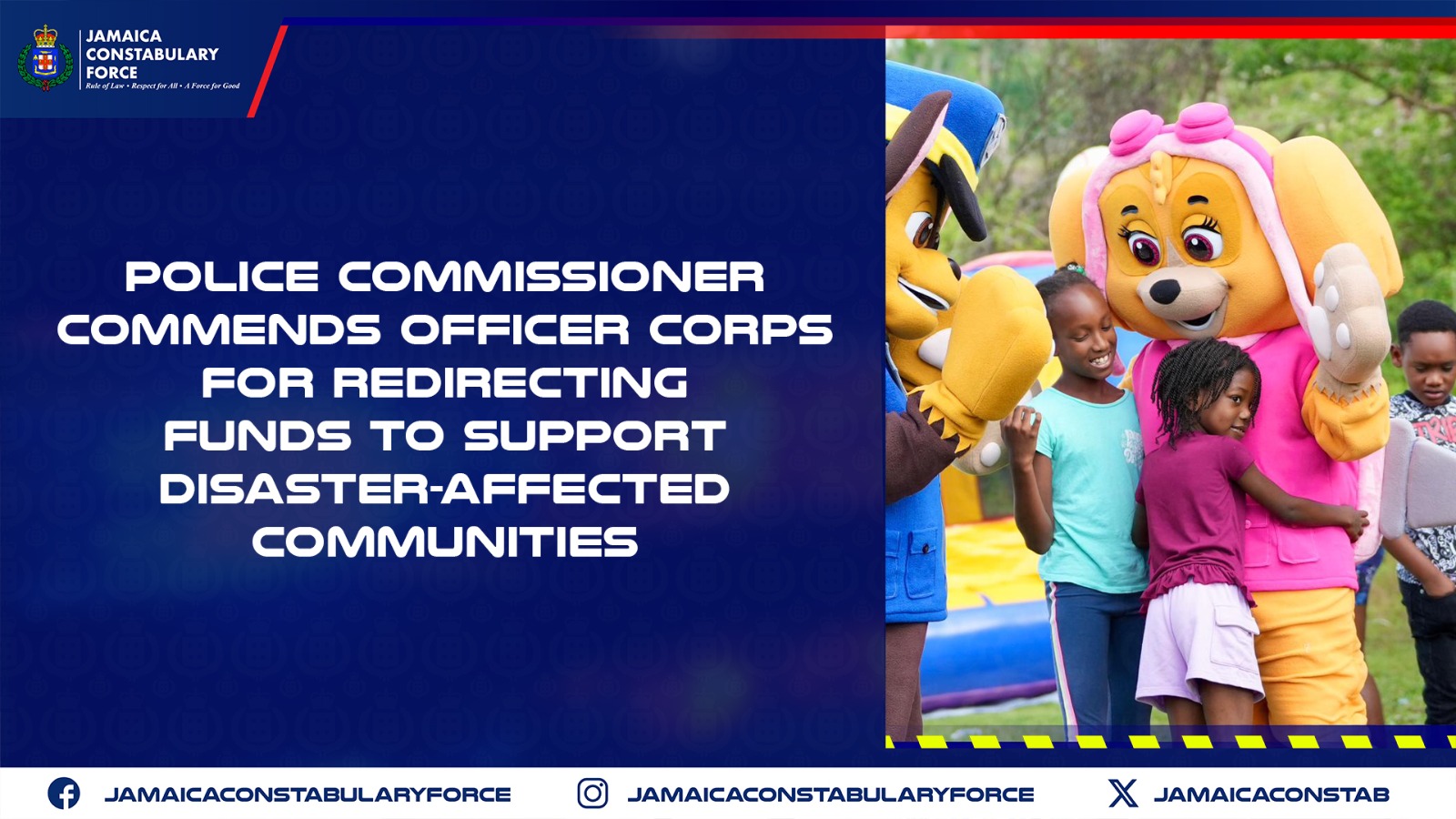 Police Commissioner Commends Officer Corps for Redirecting Funds to ...