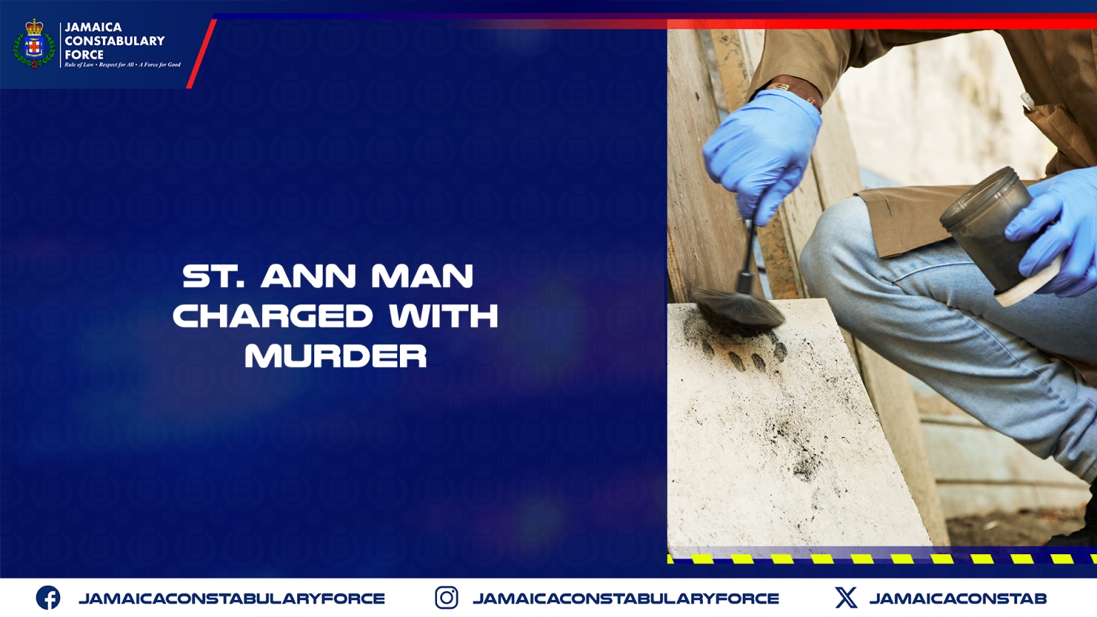 St. Ann Man Charged with Murder - Jamaica Constabulary Force