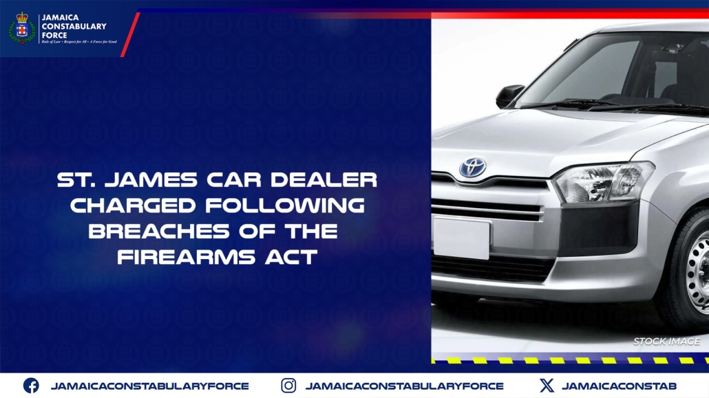 St. James Car Dealer Charged Following Breaches of the Firearms Act ...
