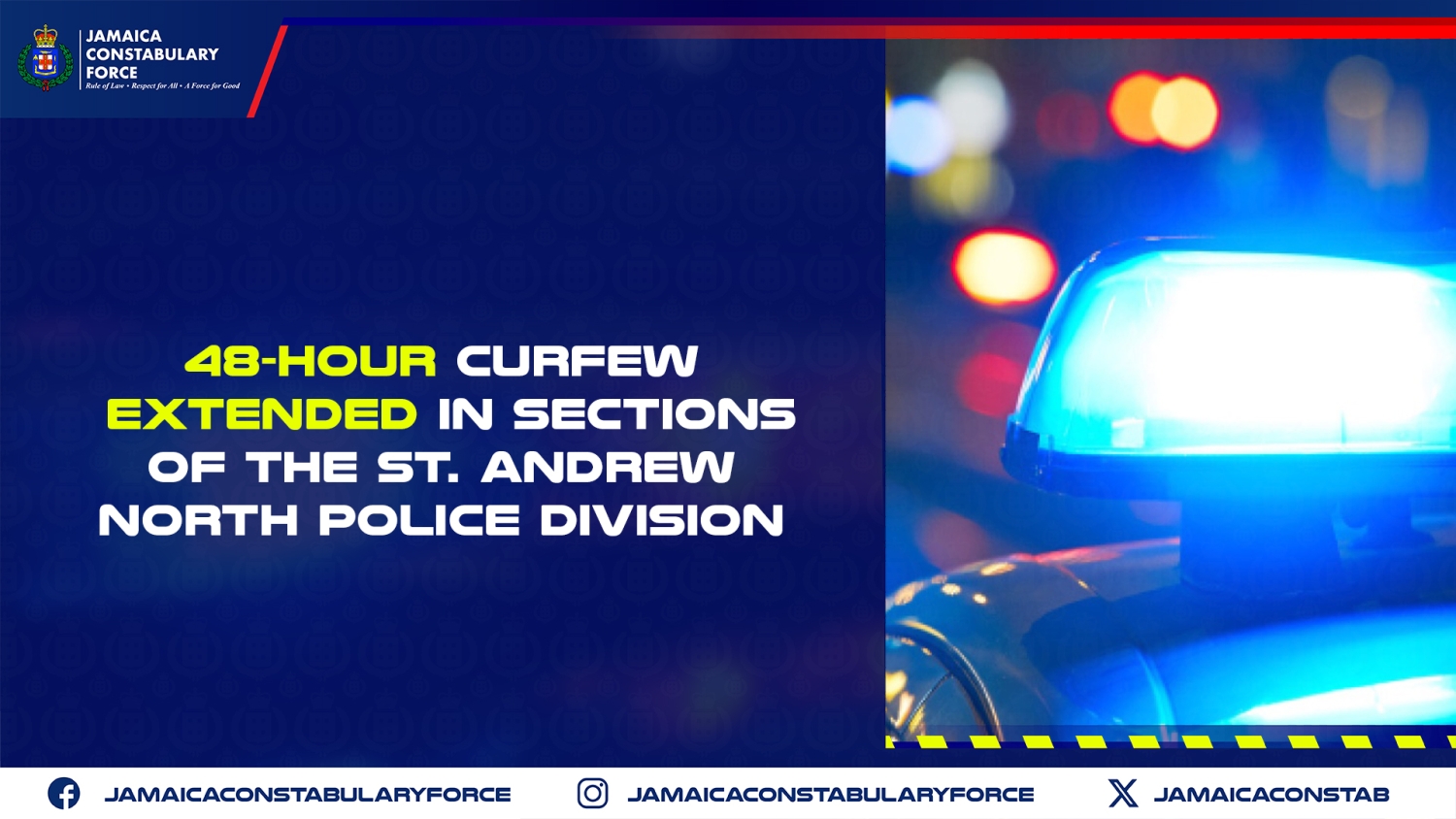 48-Hour Curfew Extended in Sections of the St. Andrew North Police ...