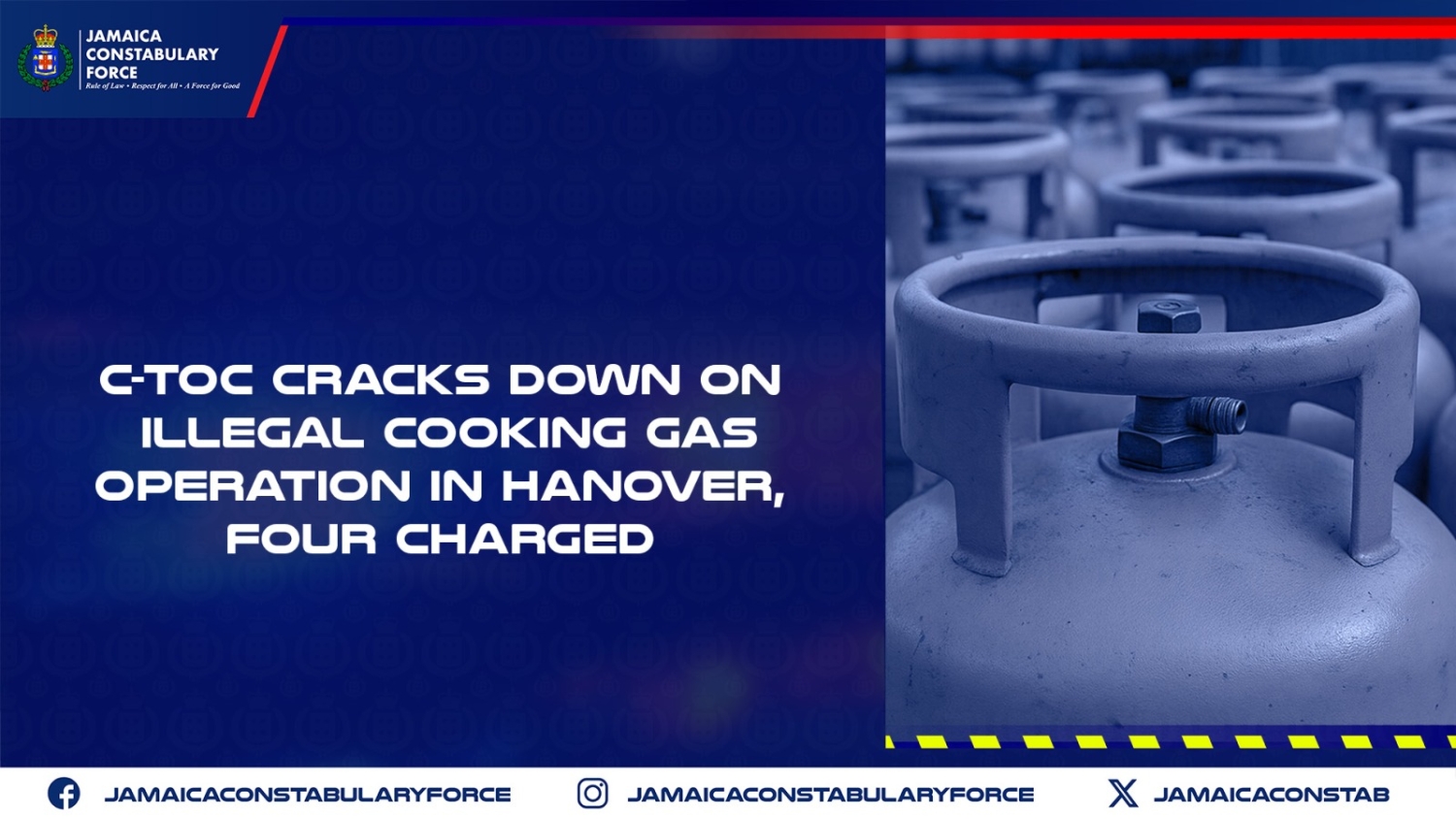 C-TOC Cracks Down on Illegal Cooking Gas Operation in Hanover, Four ...