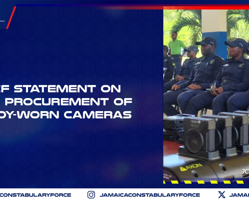 JCF ANNOUNCES LEADERSHIP CHANGES - Jamaica Constabulary Force