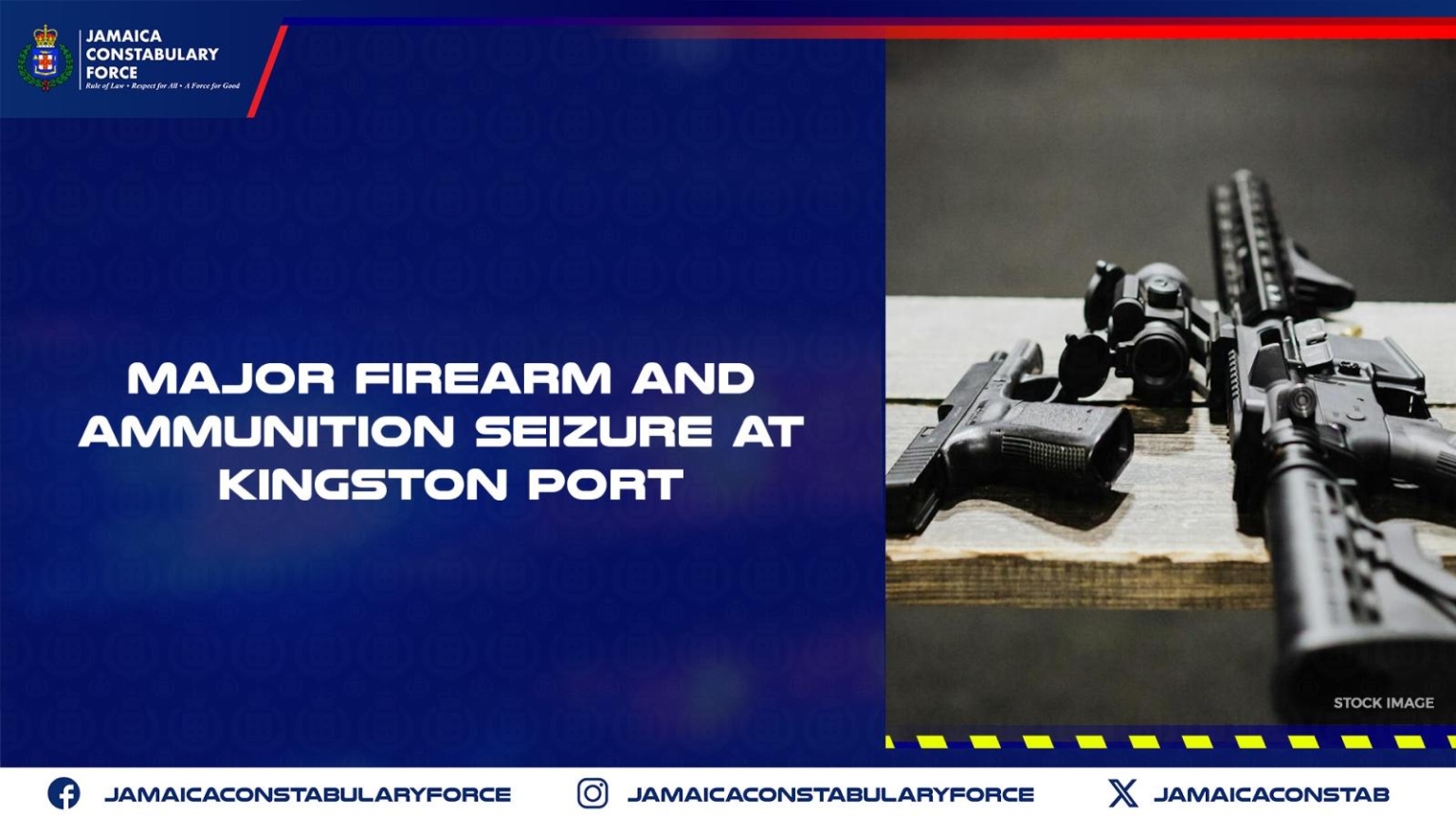 Major Firearm and Ammunition Seizure at Kingston Port - Jamaica ...